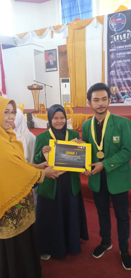 Selamat dan Sukses Juara 1 LKTI Selamat dan Sukses Juara 1 LKTI